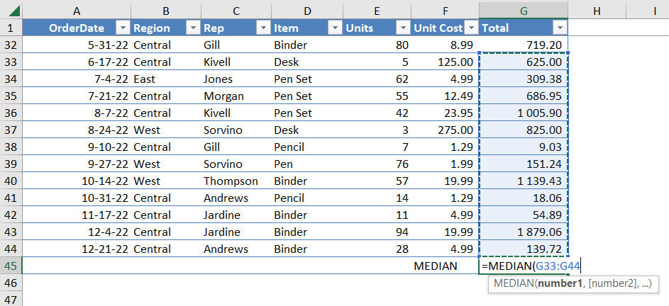 Median Function In Excel Excel Formulas And Functions Ajelix