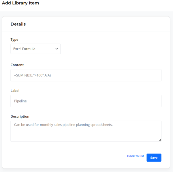 Formula and Script Library - Save and share Excel Formula - Ajelix