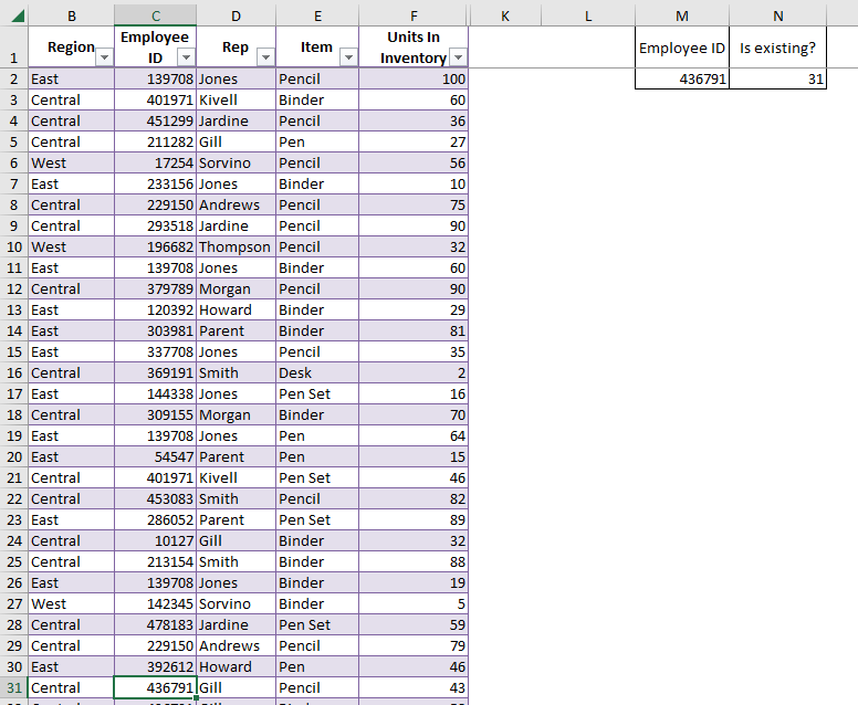 How To Use MATCH Function In Excel Guide With Examples Ajelix