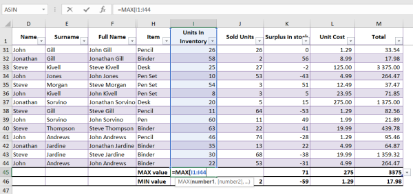 Excel Statistical Functions With Examples Ajelix