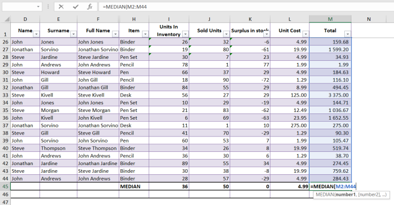 Excel Statistical Functions With Examples Ajelix