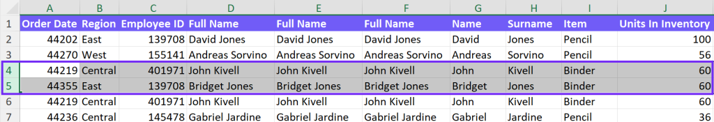 How To Move Rows In Excel Spreadsheet - Ajelix
