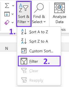 How To Filter By Color in Excel - AI For Data Analysis - Ajelix