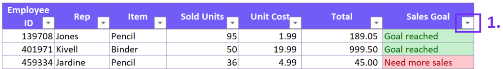 How To Filter By Color in Excel - AI For Data Analysis - Ajelix