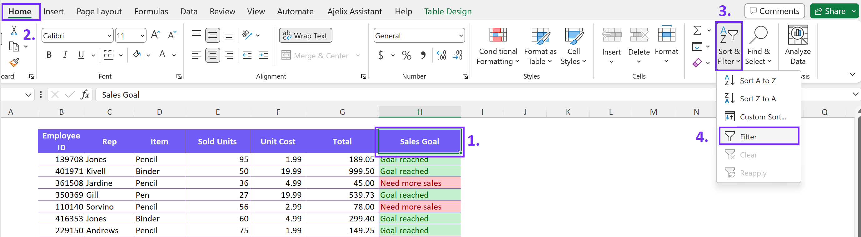 How To Filter By Color In Excel AI For Data Analysis Ajelix