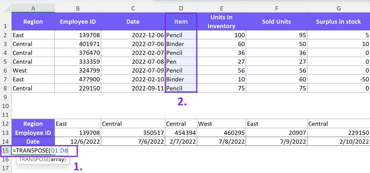 How To Swap Columns In Excel - AI For Data Analysis - Ajelix