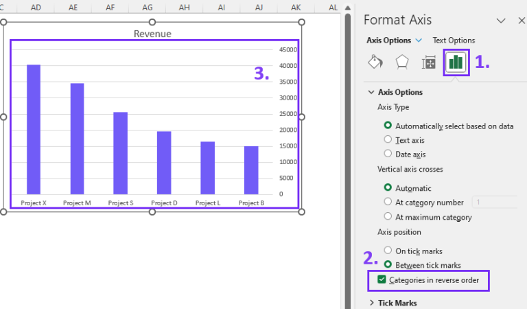 How to Sort Bar Chart in Descending Order in Excel - AI For Data Analysis - Ajelix