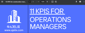 11 Best Operational KPIs For Operations Managers - Ajelix