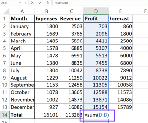 How To Sum A Column In Excel: Summation Formula - AI For Data Analysis ...