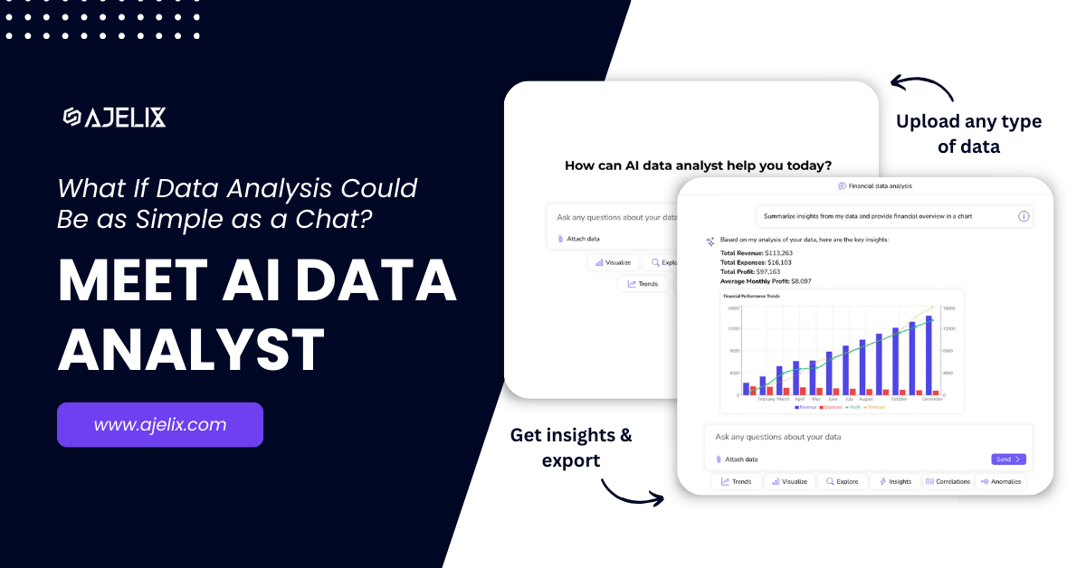 Ajelix Launches Ai Data Analyst Tool To Simplify Data Analysis Through
