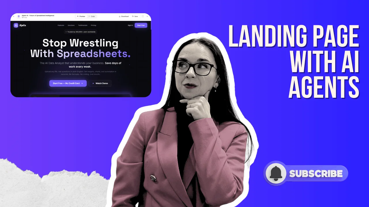 AI Landing Page Generator: From 0 To Stunning Page With Agent - Ajelix