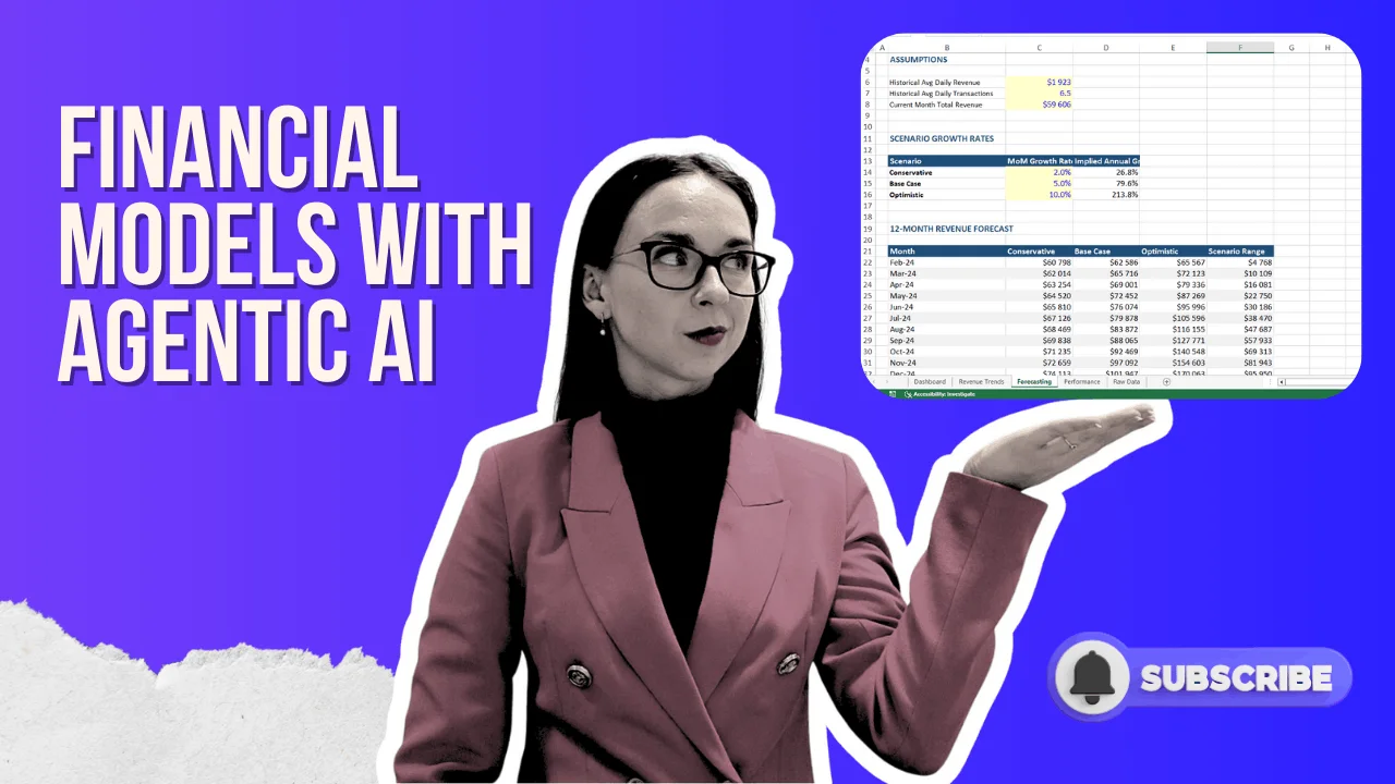 Excel Financial Modeling With AI Agents (No Formulas Need!) - Ajelix
